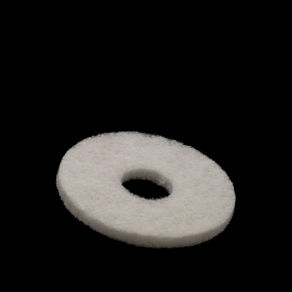 WHITE FLOOR PADS – BOX OF 5 | Clemas